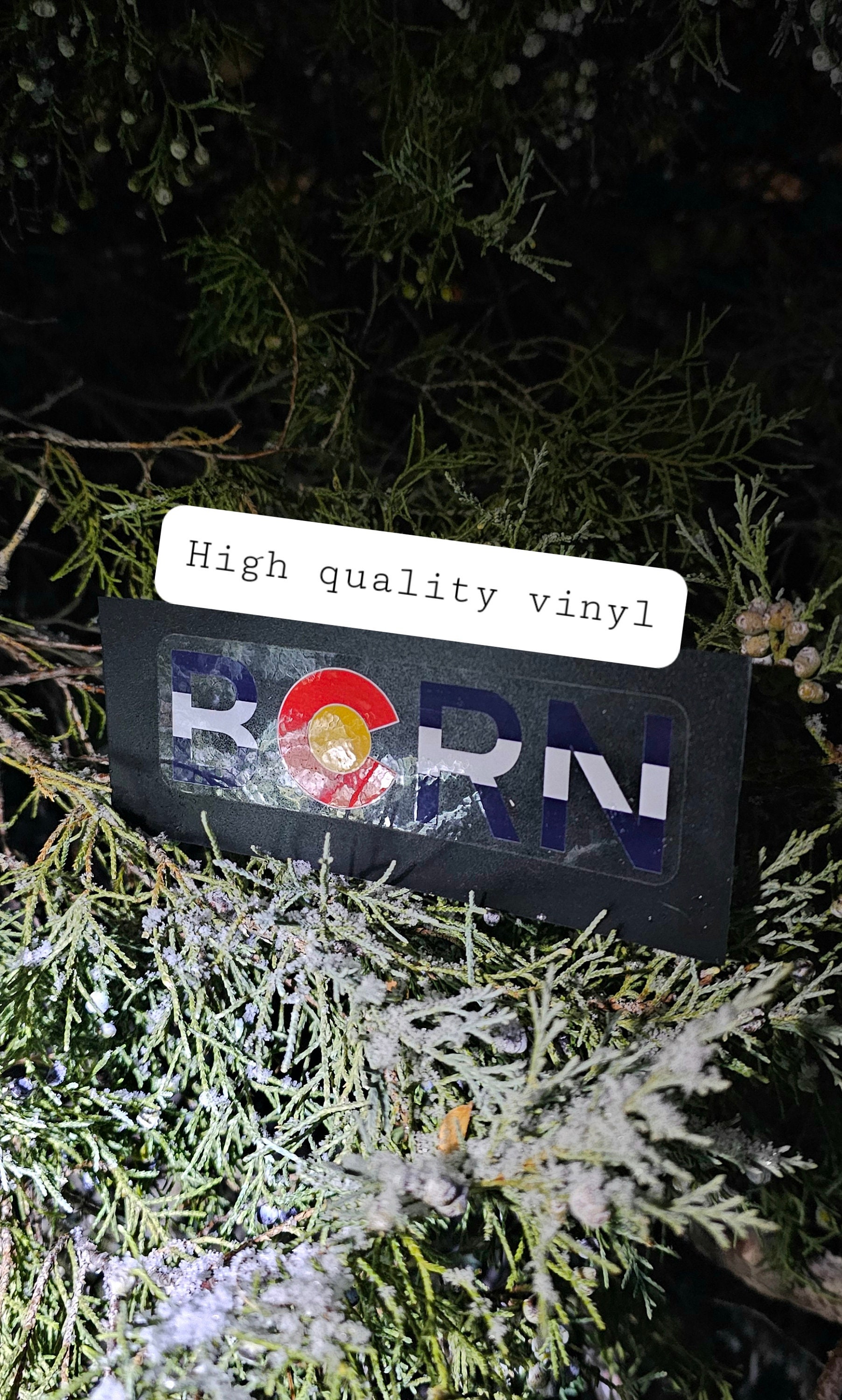 Colorado Native Sticker born Flag, With Outlines - Etsy