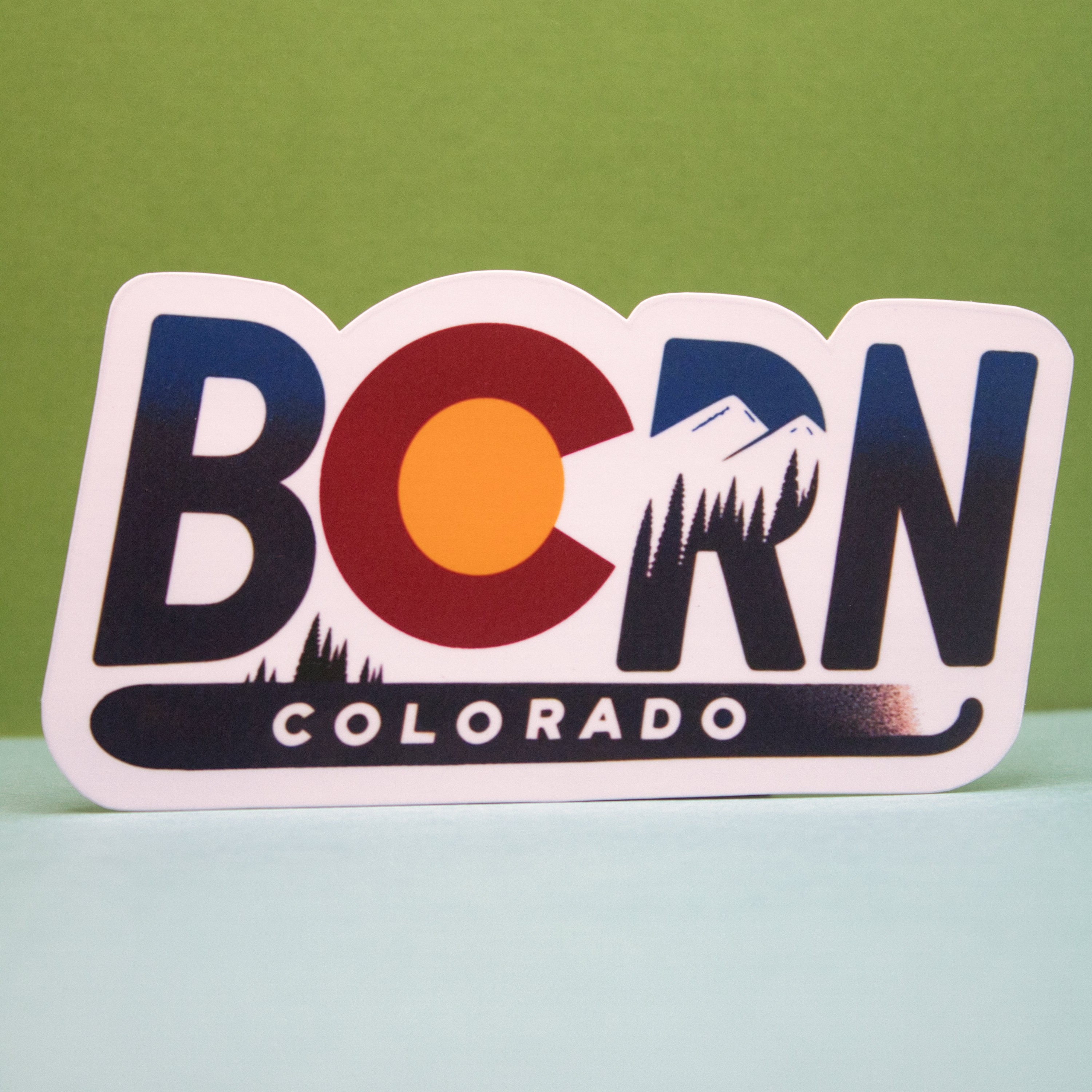 Colorado Native Sticker for Colorado Adventures, Camping Hiking and ...