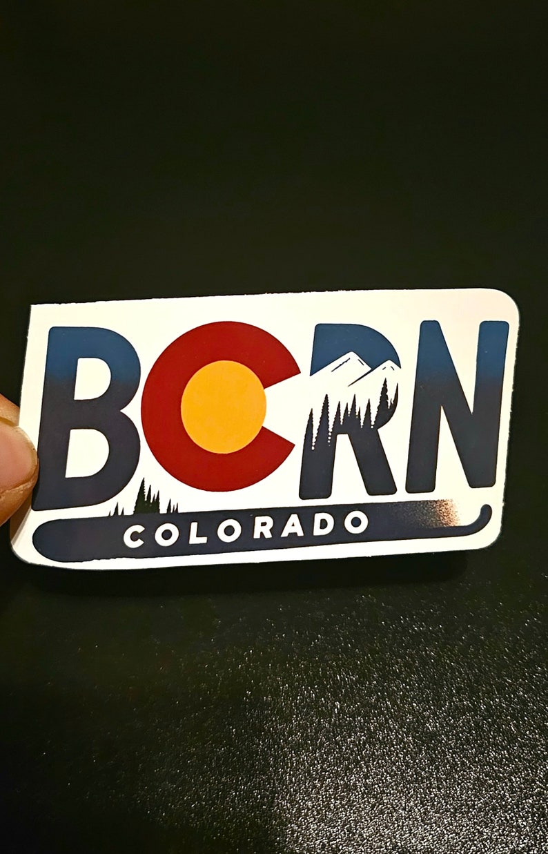 Colorado Native Sticker for Colorado Adventures, Camping Hiking and ...