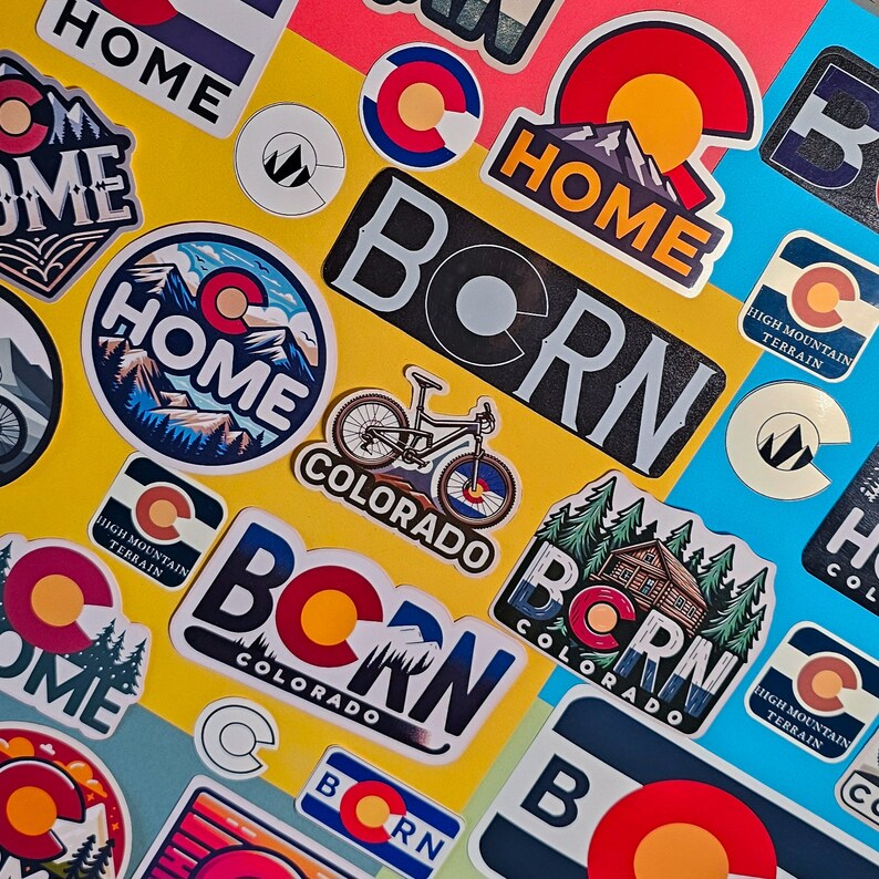 Colorado Native Sticker for Colorado Adventures, Camping Hiking and ...