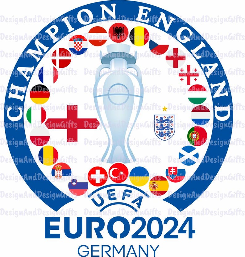 EURO 2024 Final, 2024 Spain-england, Football, Instant Download, Ready to Print, EURO 2024 Spain ...