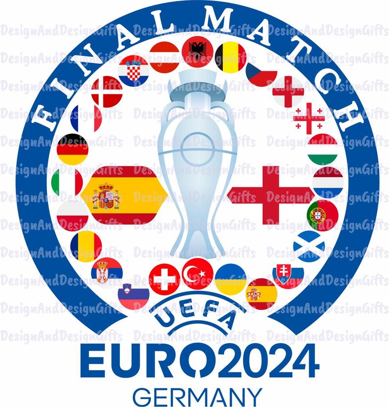 EURO 2024 Final, 2024 Spain-england, Football, Instant Download, Ready ...