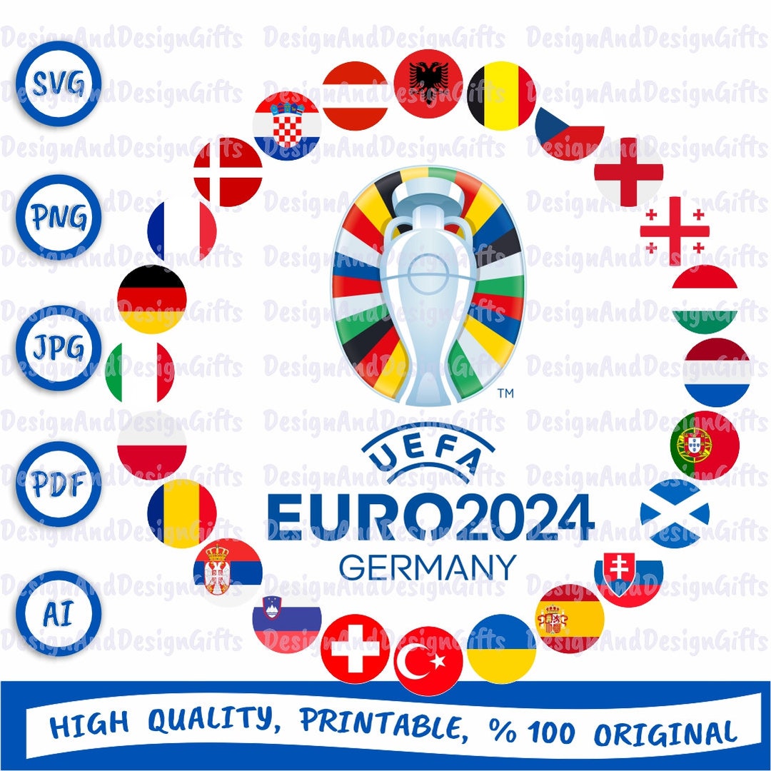 UEFA Euro 2024, EURO 2024 T-shirt, Football, Soccer, Football Fan Gift ...