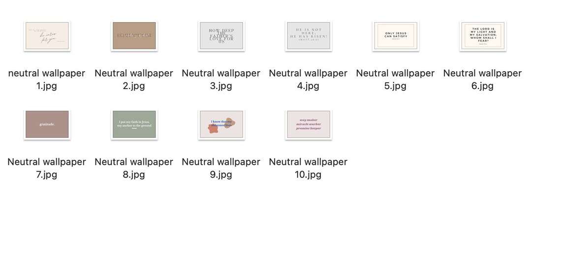 5 Pack: Neutral Christian Desktop Wallpapers - Etsy