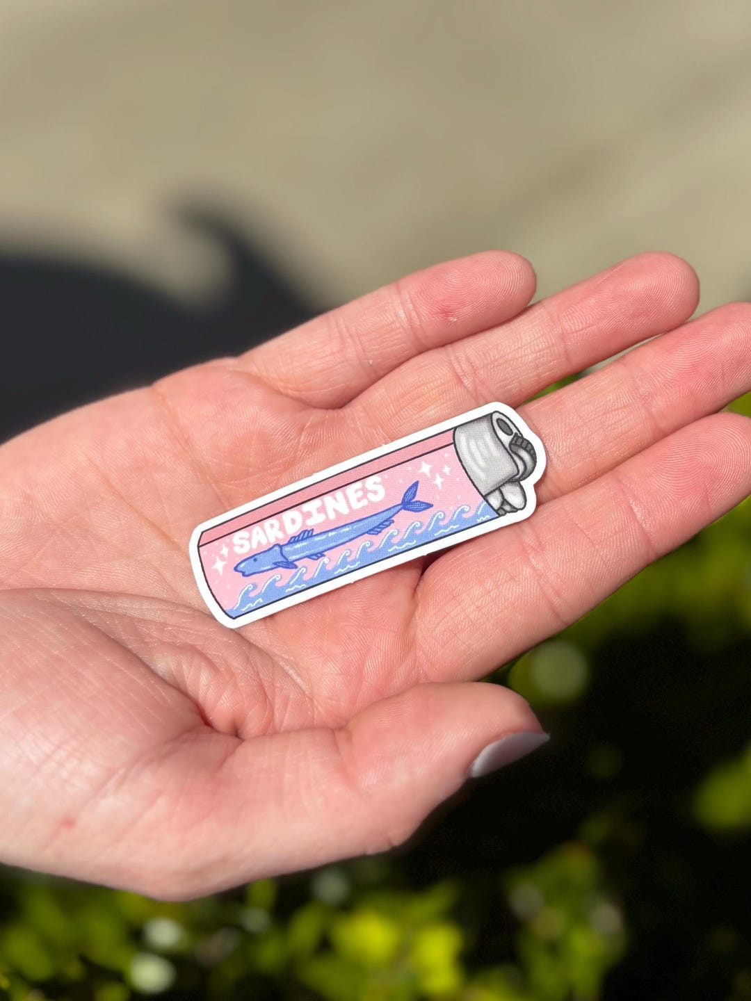 Sardine Lighter Sticker - Etsy