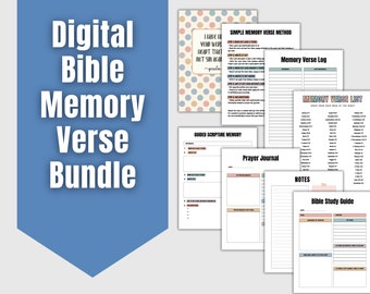Bible Memory Verse Method Printable, Scripture Memorization, Bible ...