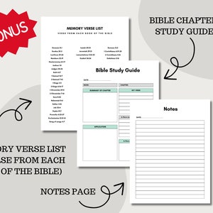 Bible Memory Verse Method Printable | Scripture Memorization | Instant ...