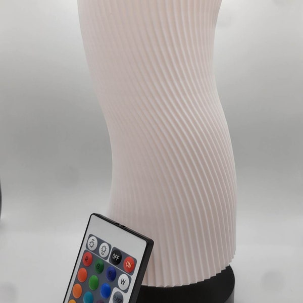 Rgb 3d Printed Lamp - Etsy