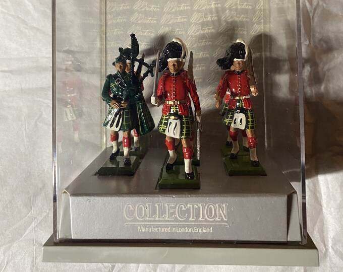 W Britain the Scottish Regiments; 6 Hand-painted Models; Made in ...