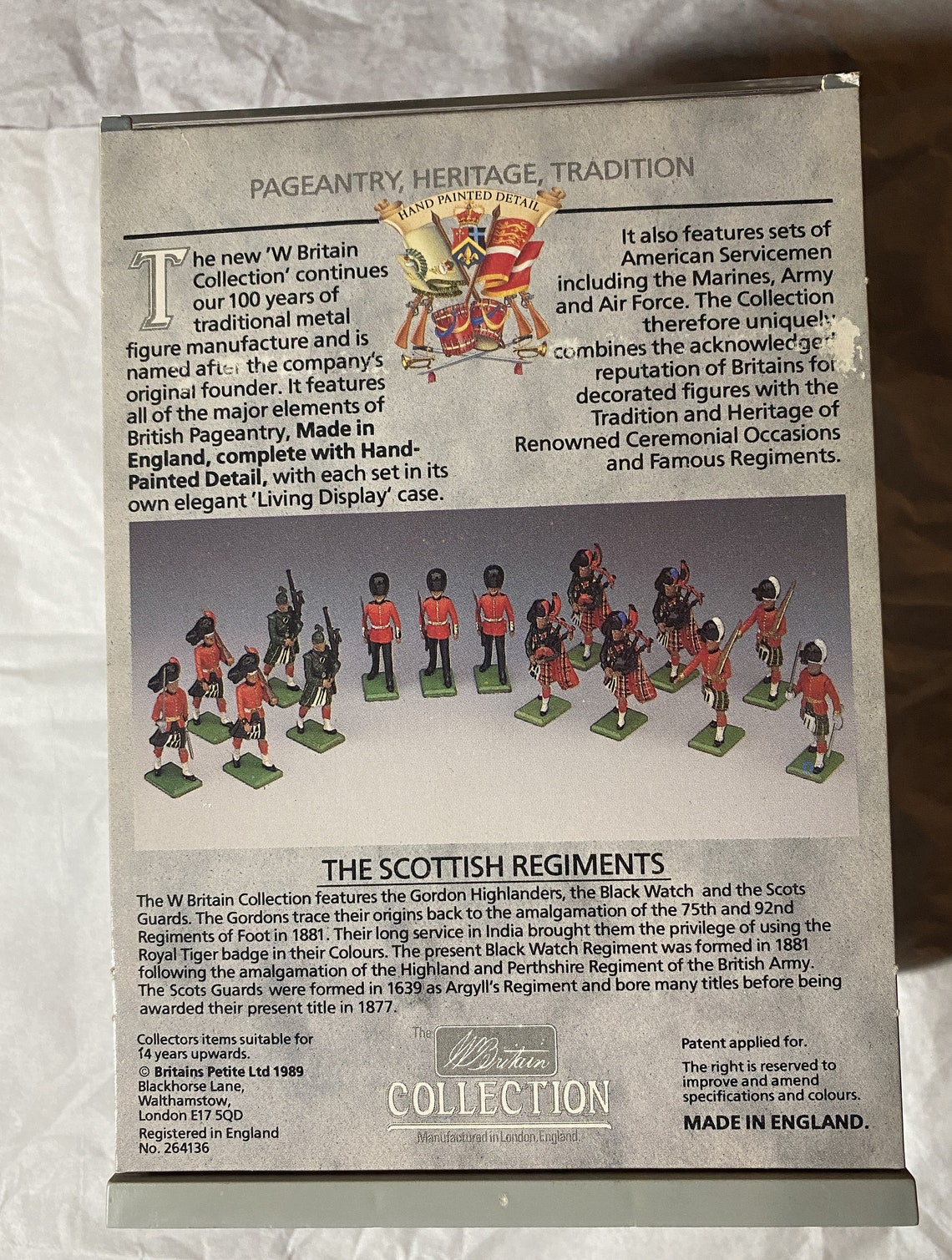 W Britain the Scottish Regiments 6 Hand-painted Models Made in England ...
