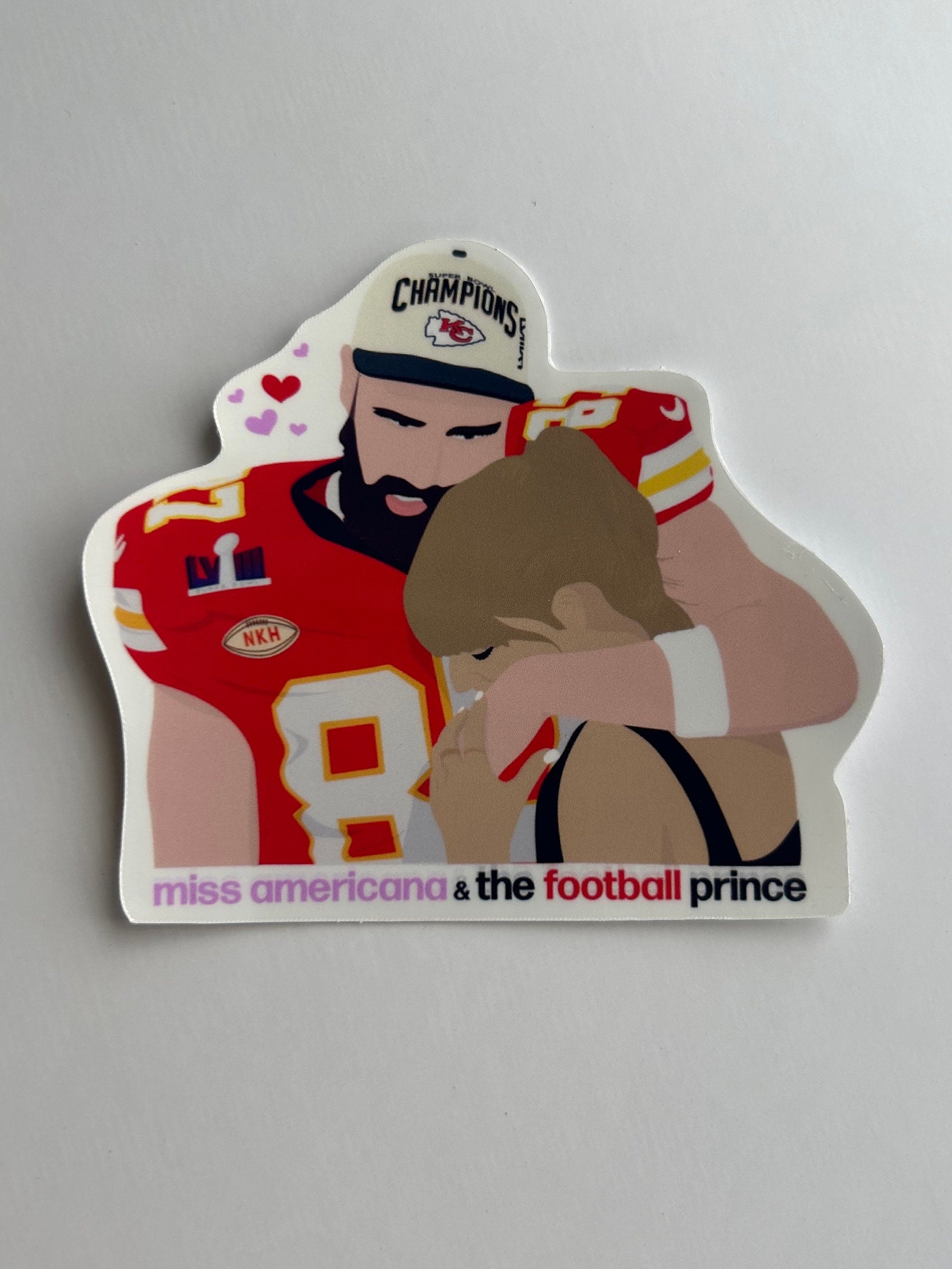 Taylor Swift Travis Kelce Super Bowl Miss Americana Football Prince ...
