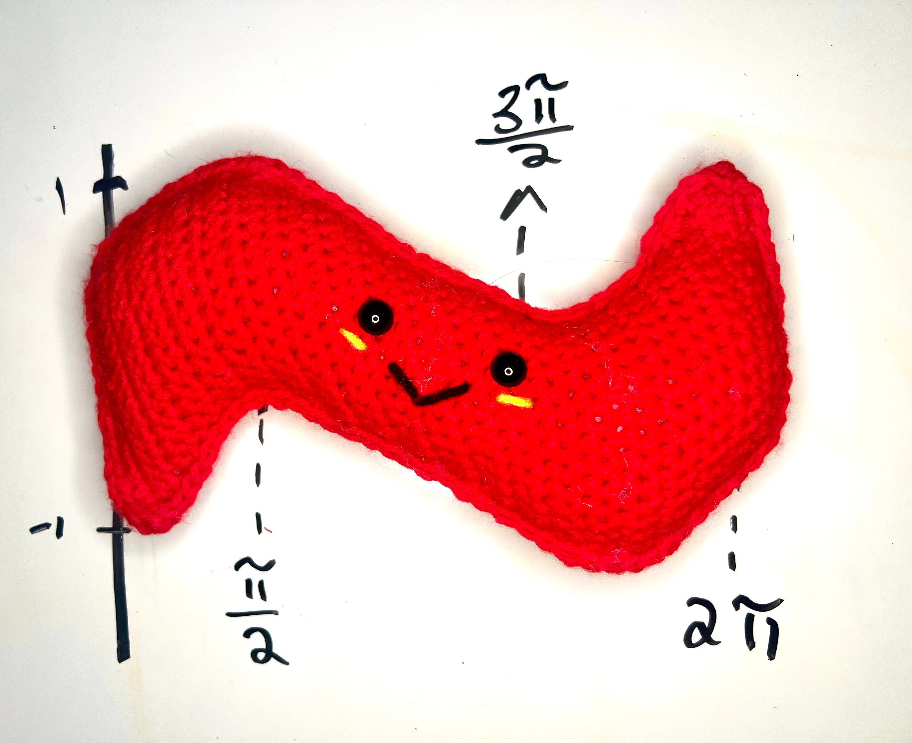 Sine Curve Cuddler Crochet Pattern, Amigurumi Pattern, Math Crochet ...