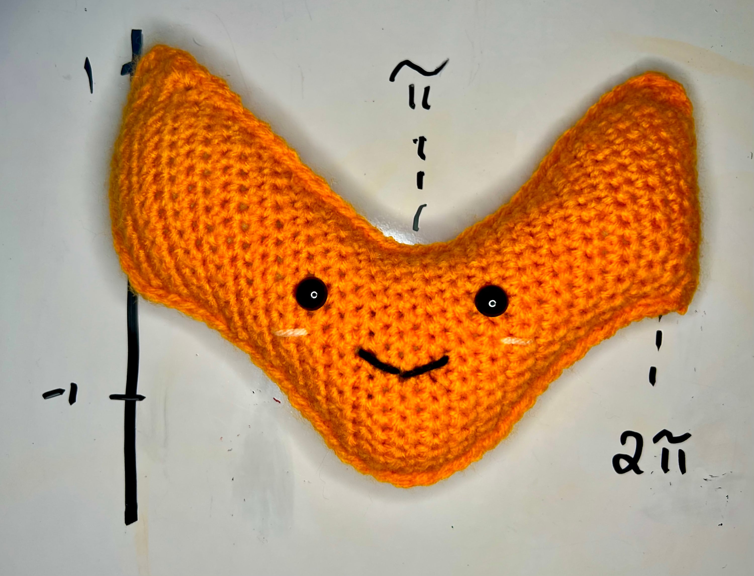 Cosine Curve Cuddler Crochet Pattern, Amigurumi Pattern, Math Amigurumi ...