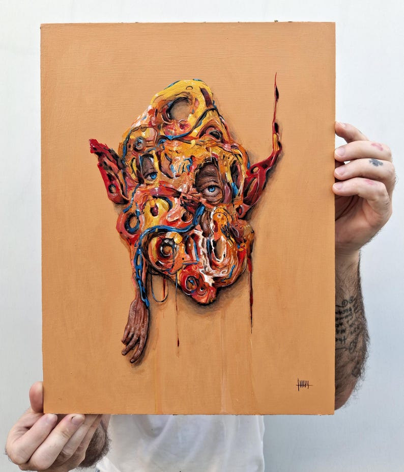Ancient Mating Mask | Underneath the Abstract Explosion | Contemporary ...