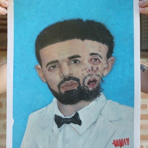 Fan Art | Portrait of Drake | Bizarre Beauty | Drake's Hidden Twin ...