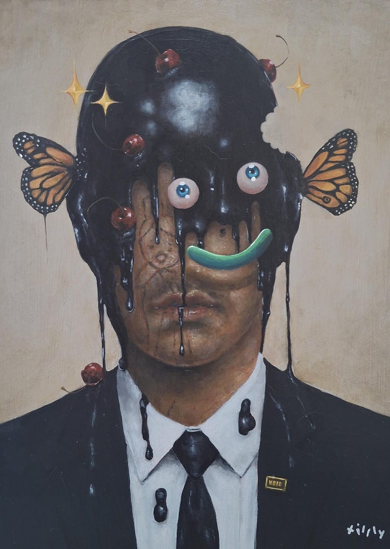 Portrait of a Ghost | Life Arc | Painting My Imaginary Friends ...