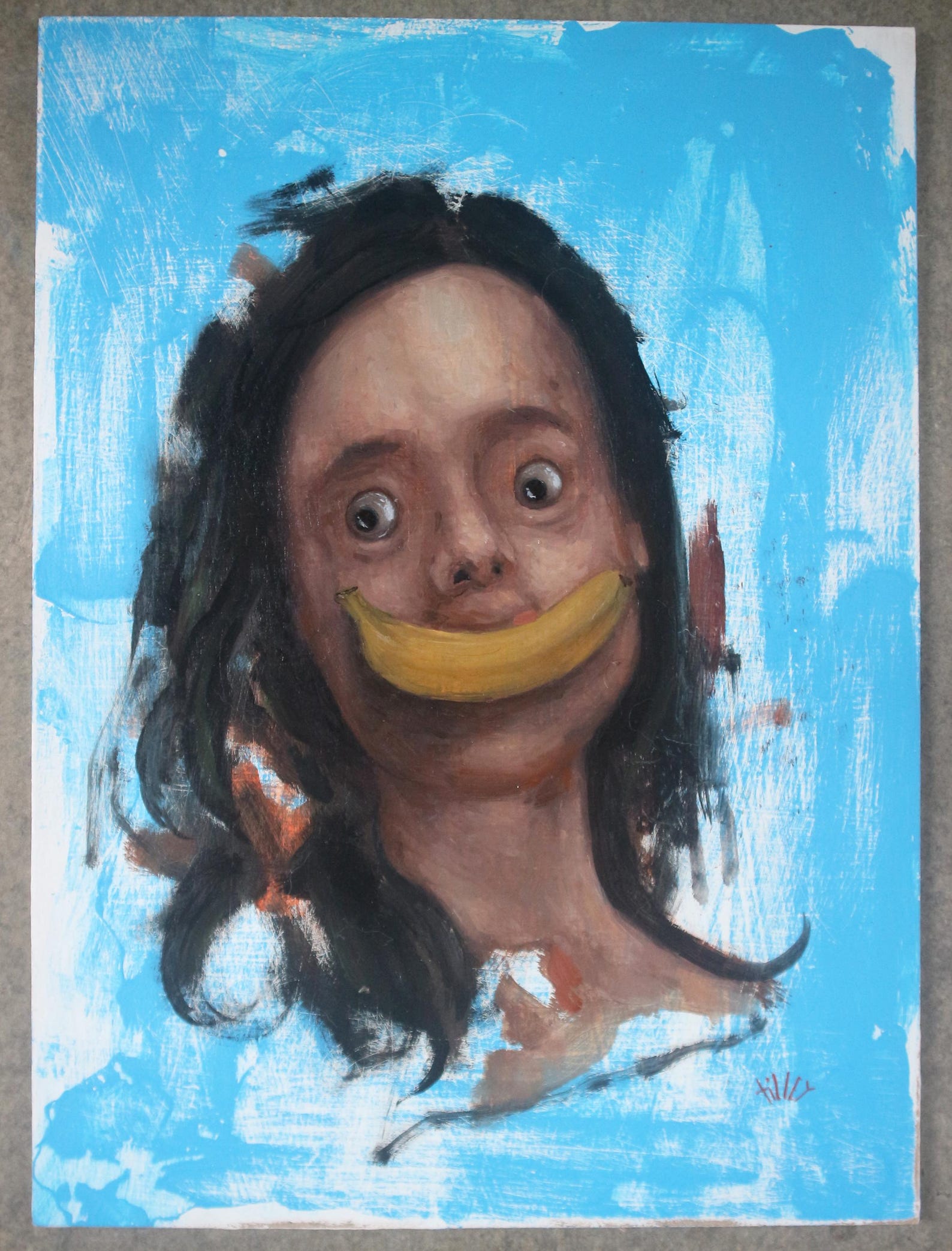 No One Eats Bananas With the Peel On, Banana Mouth Liar Surreal ...