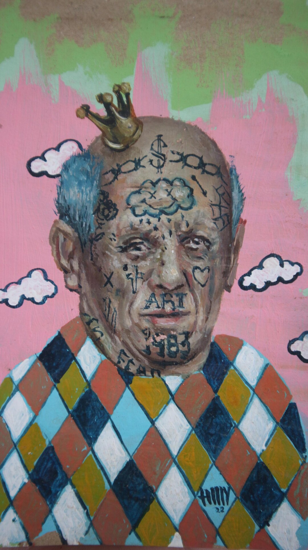 My Mini Picasso Painting Survived the Floods of Chiang Mai, Mini ...