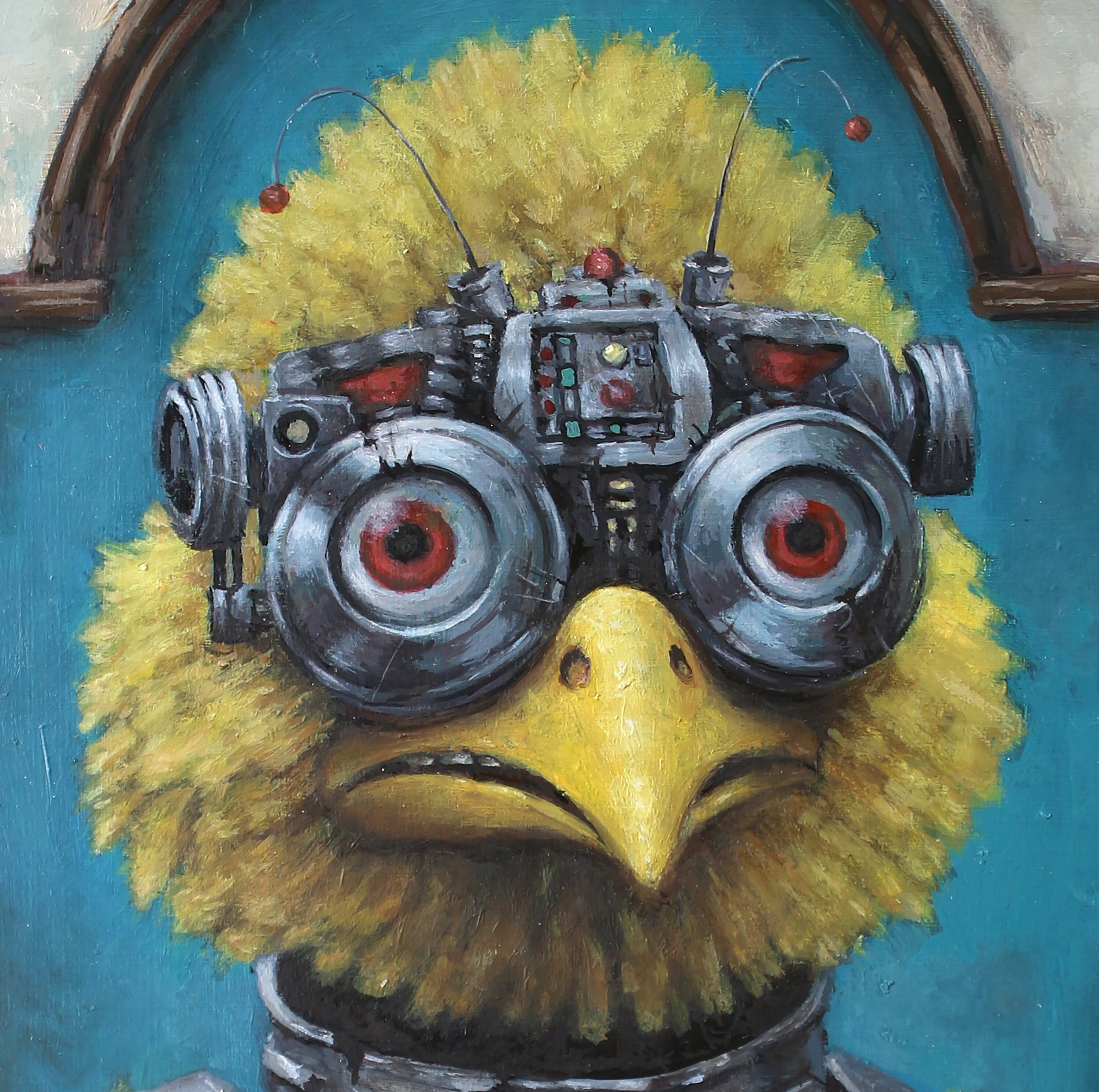 Big Bird Cyborg Aka Derrick Pt. 2 Cute and Weird Surreal Visions ...