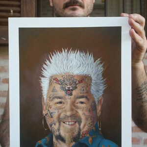 My Cousin Randy Needs A Job | Multiverse Guy Fieri Portrait | Culinary ...