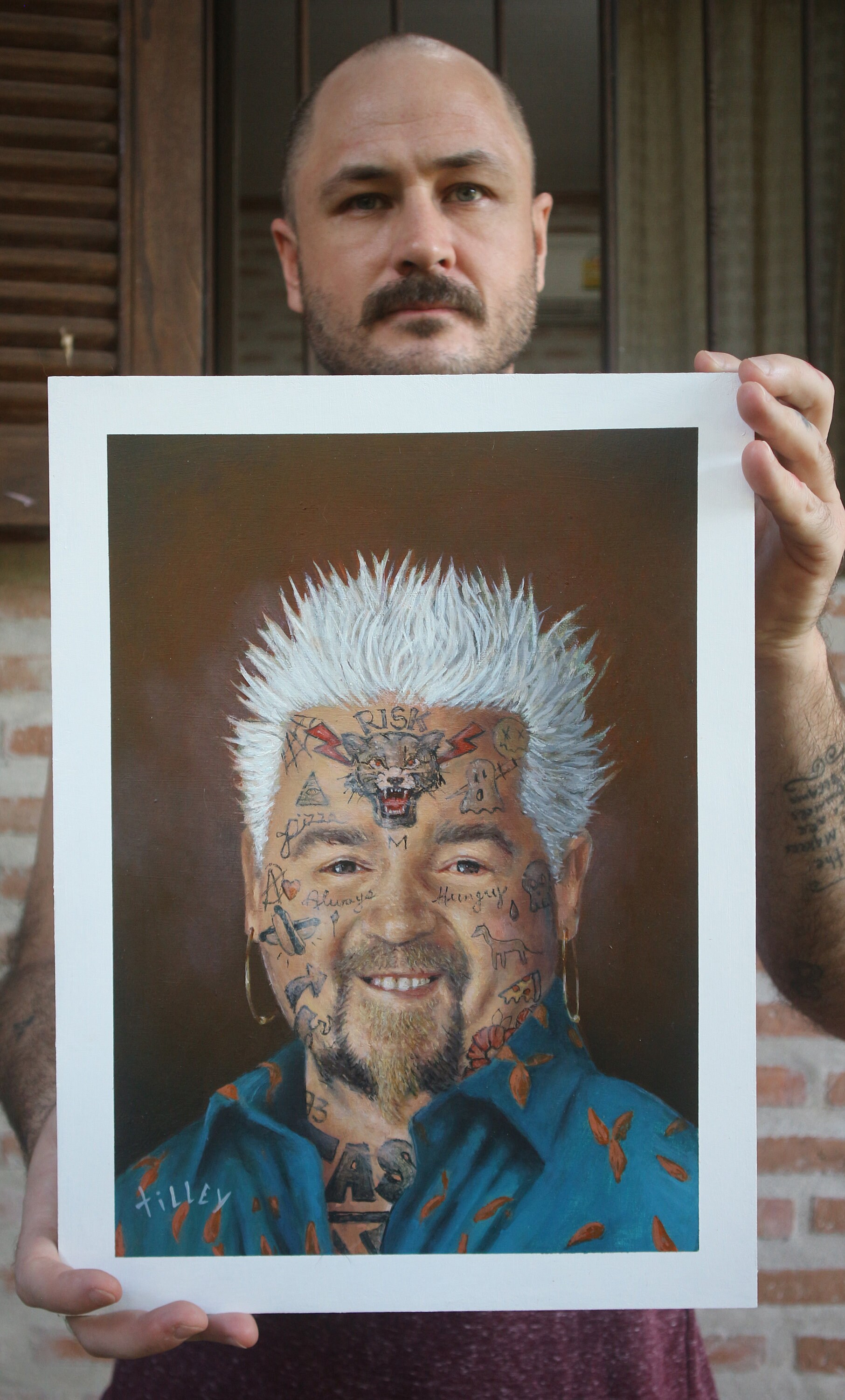 My Cousin Randy Needs A Job | Multiverse Guy Fieri Portrait | Culinary ...