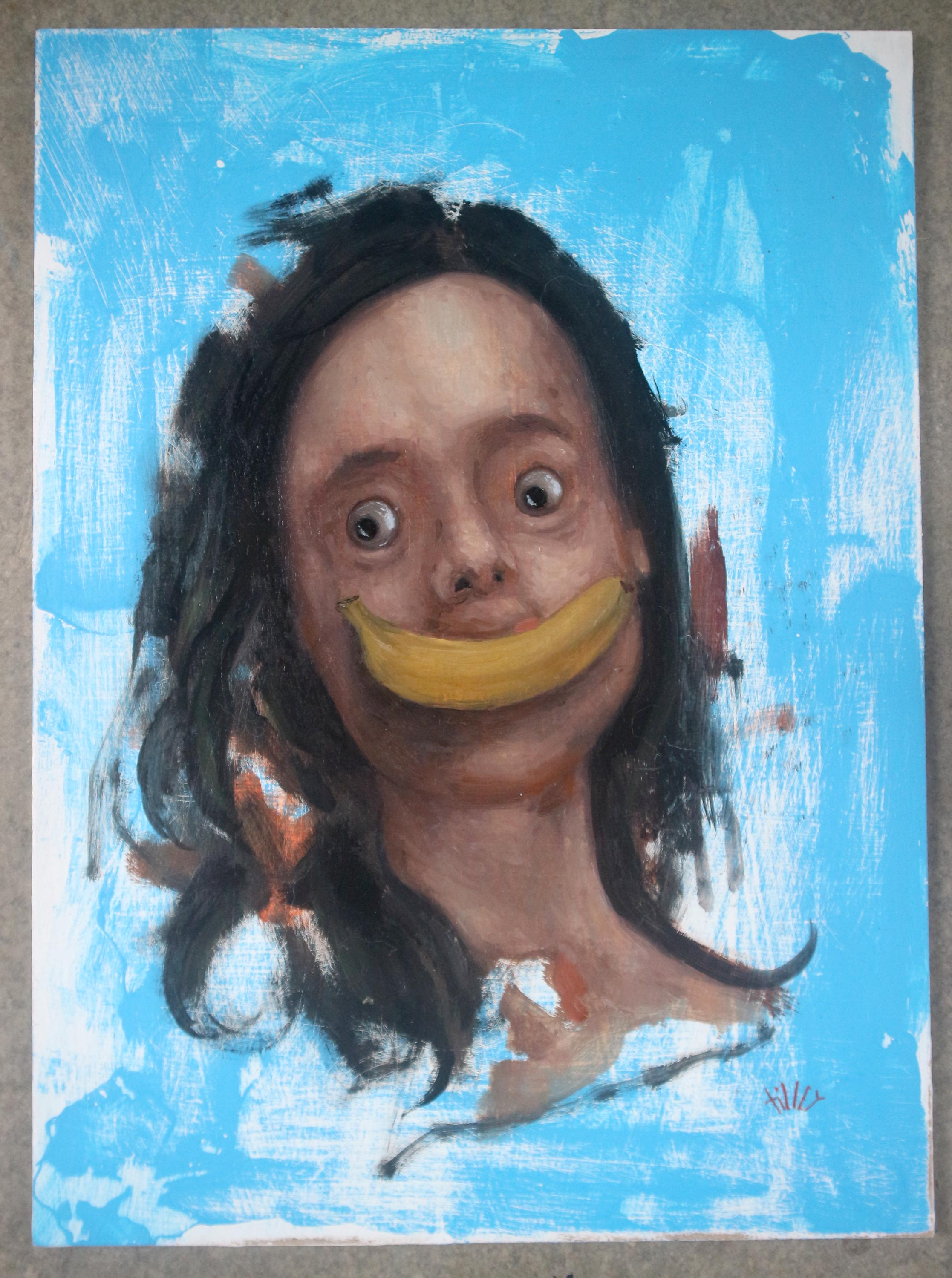 No One Eats Bananas With the Peel On, Banana Mouth Liar Surreal ...