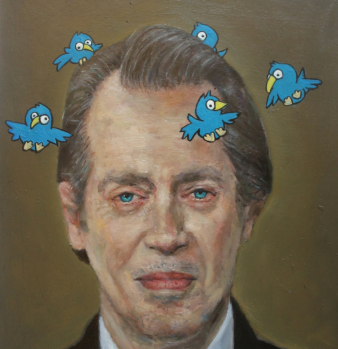 These Dang Dizzy Birds Multiverse Steve Buscemi Portrait Cartoon Dizzy ...