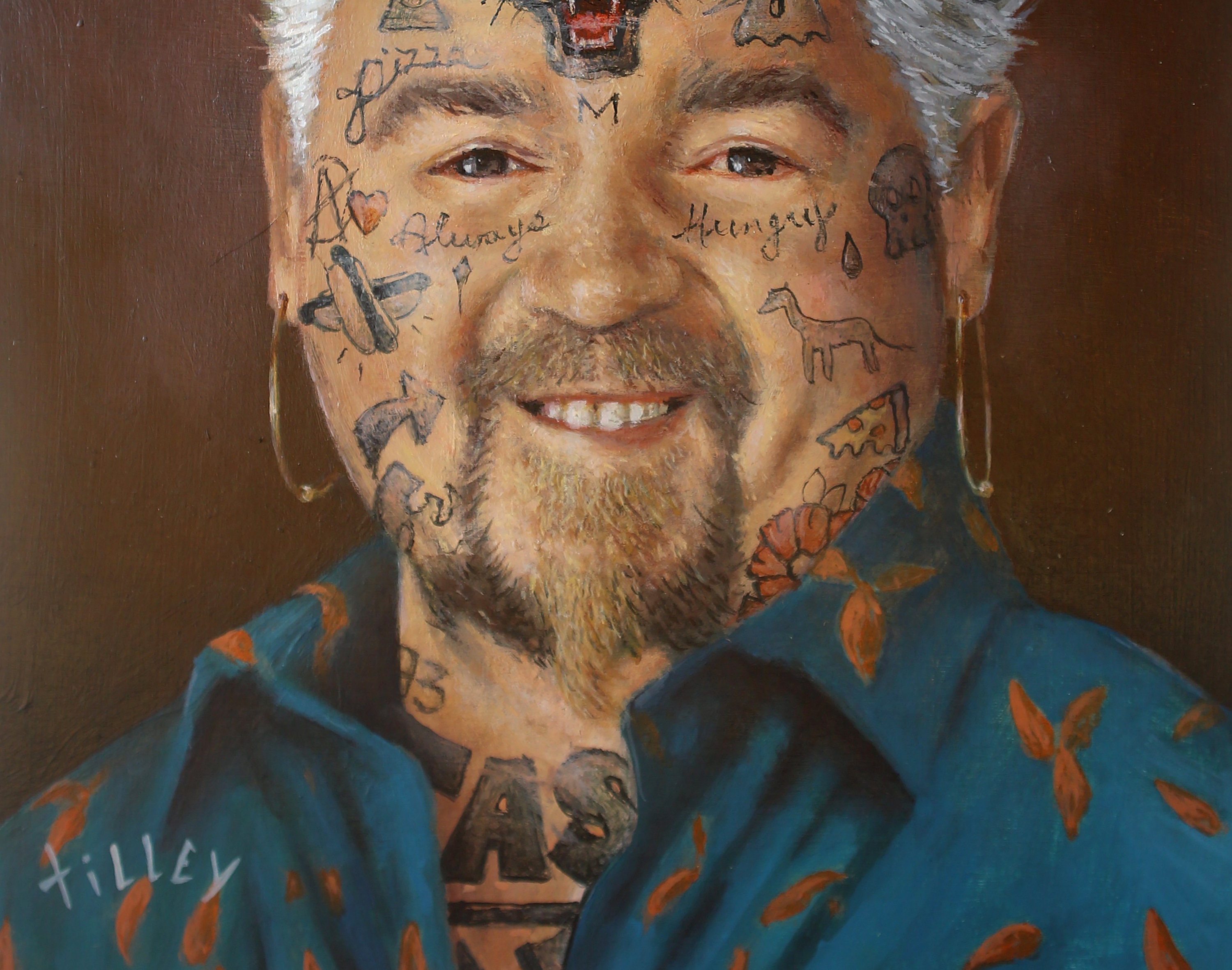 My Cousin Randy Needs A Job | Multiverse Guy Fieri Portrait | Culinary ...