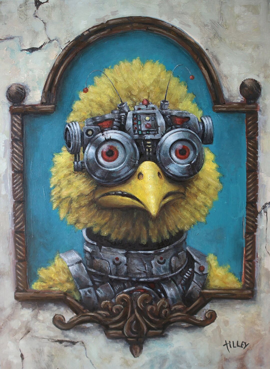 Big Bird Cyborg Aka Derrick Pt. 2 | Cute and Weird Surreal Visions ...