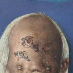 Halibut Hogan Oil Painting: Abstract Pop Art Portrait by Tyler Tilley ...