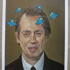 These Dang Dizzy Birds | Multiverse Steve Buscemi Portrait | Cartoon ...
