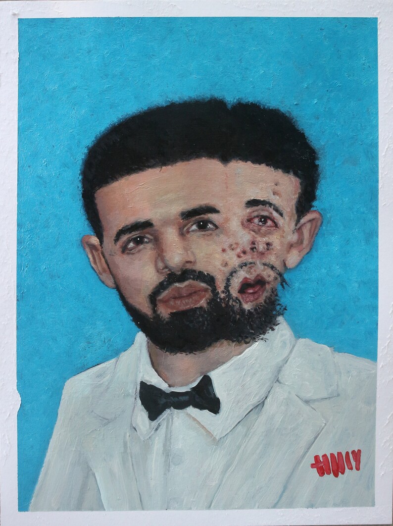 Fan Art Portrait of Drake Bizarre Beauty Drake's Hidden Twin ...