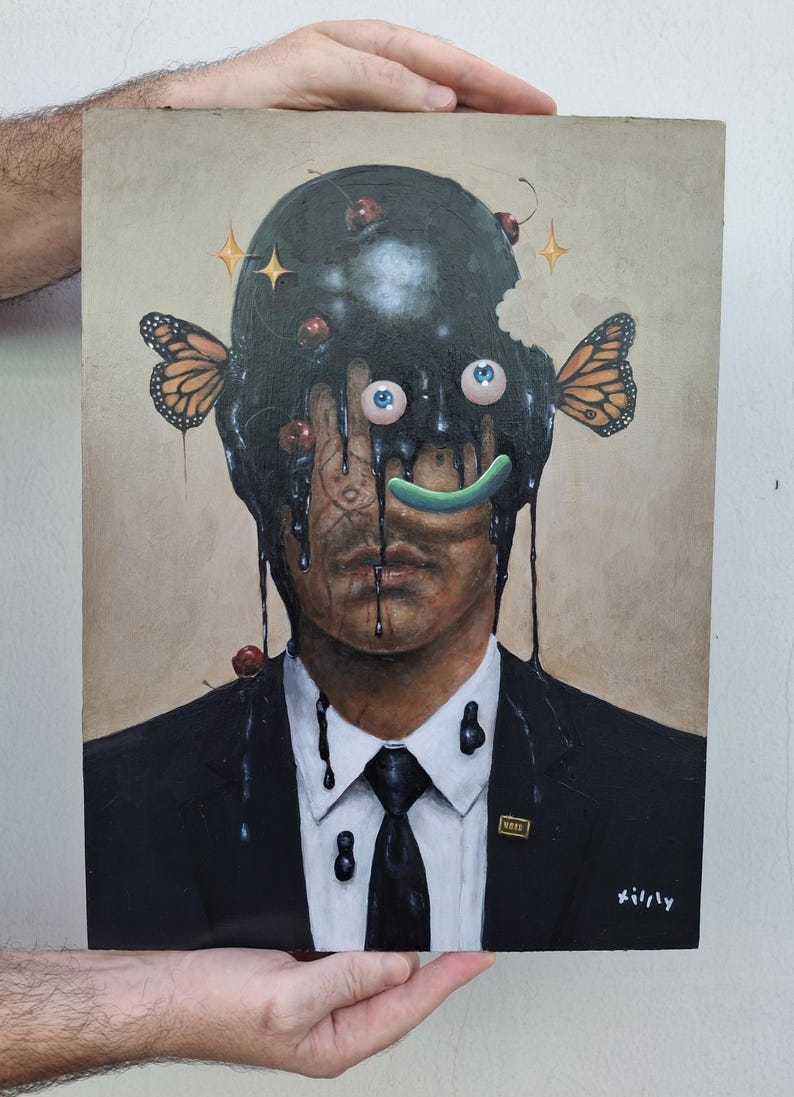 Portrait of a Ghost | Life Arc | Painting My Imaginary Friends ...
