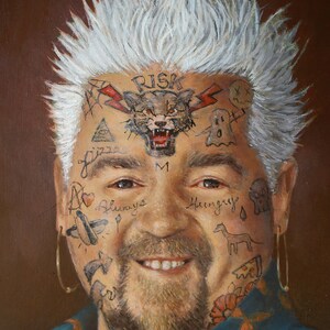 My Cousin Randy Needs A Job | Multiverse Guy Fieri Portrait | Culinary ...