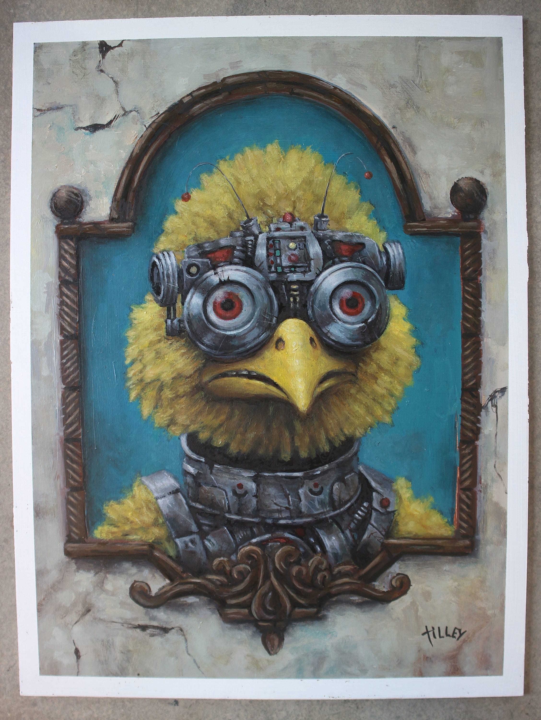 Big Bird Cyborg Aka Derrick Pt. 2 Cute and Weird Surreal Visions ...