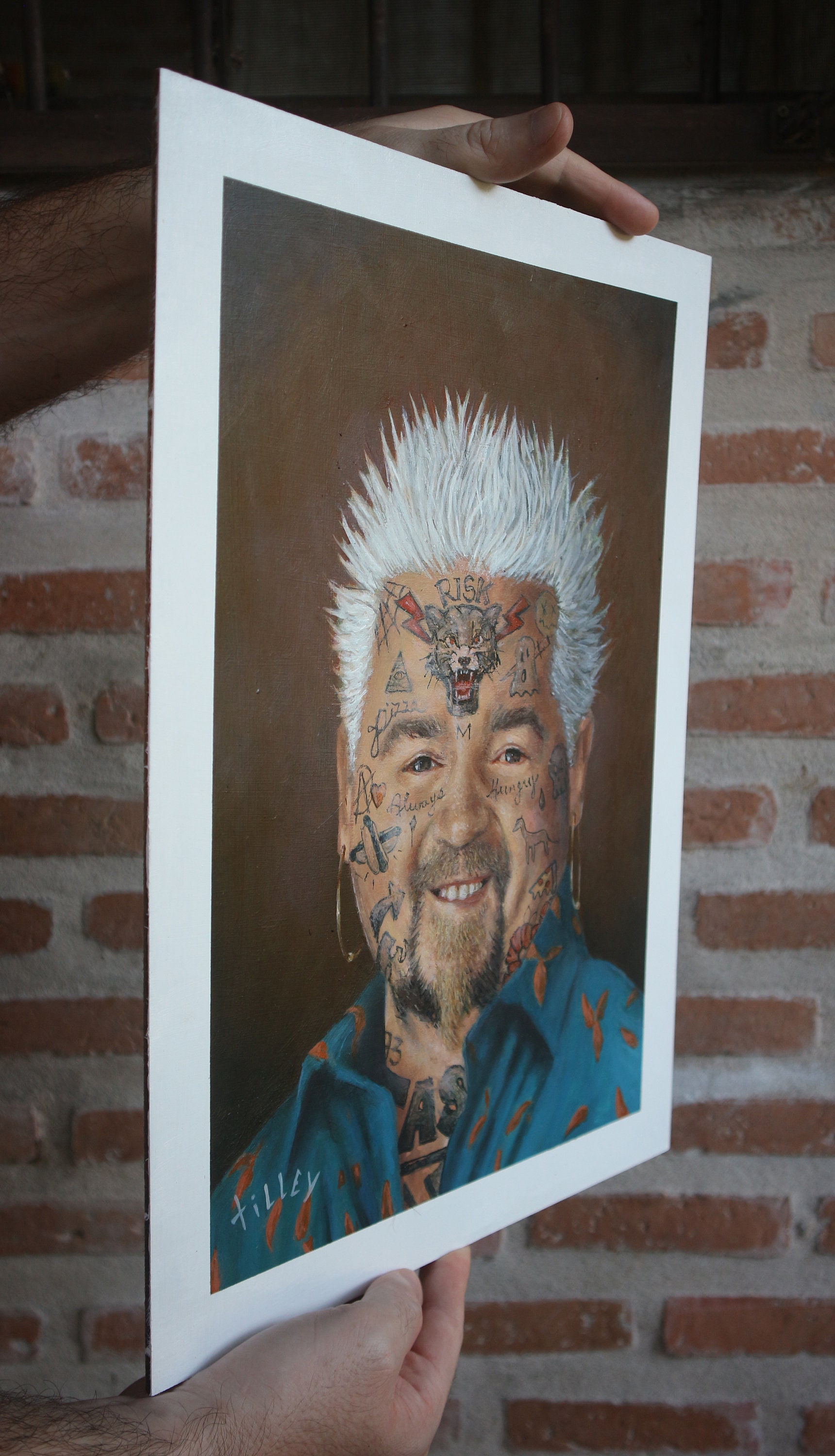 My Cousin Randy Needs A Job | Multiverse Guy Fieri Portrait | Culinary ...