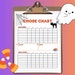 Halloween Themed Chore Chart Printable Kids and Family Chore - Etsy