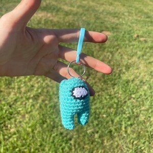Among Us Keychain-crochet Among Us-crochet Keychain Toy-stuffed ...