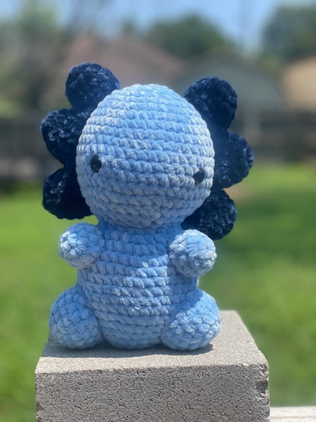 Minecraft Axolotl-Crochet Axolotl-Crochet Animal-Stuffed - Etsy México
