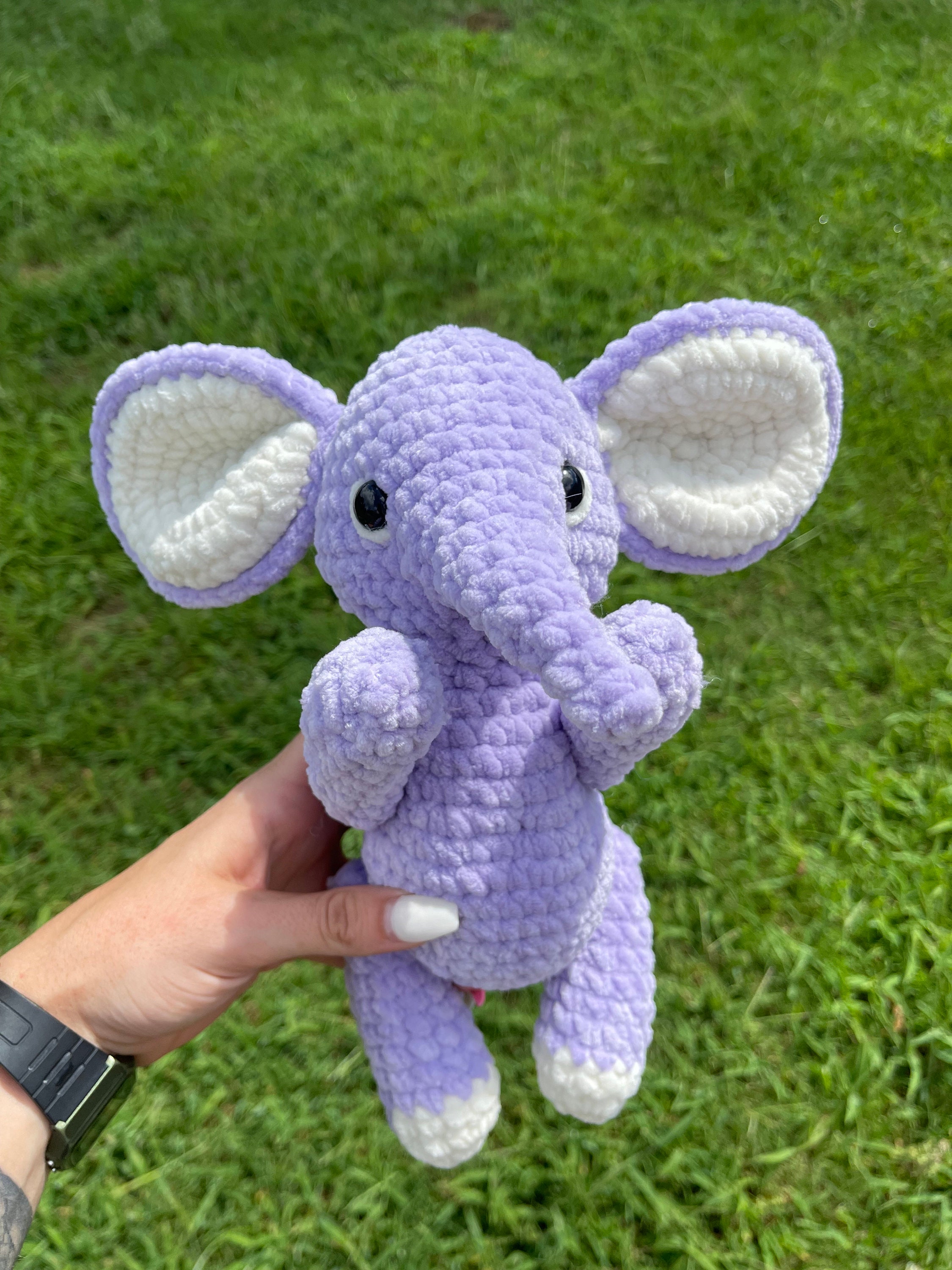 Stuffed Elephant-baby Elephant-crochet Animal-stuffed - Etsy