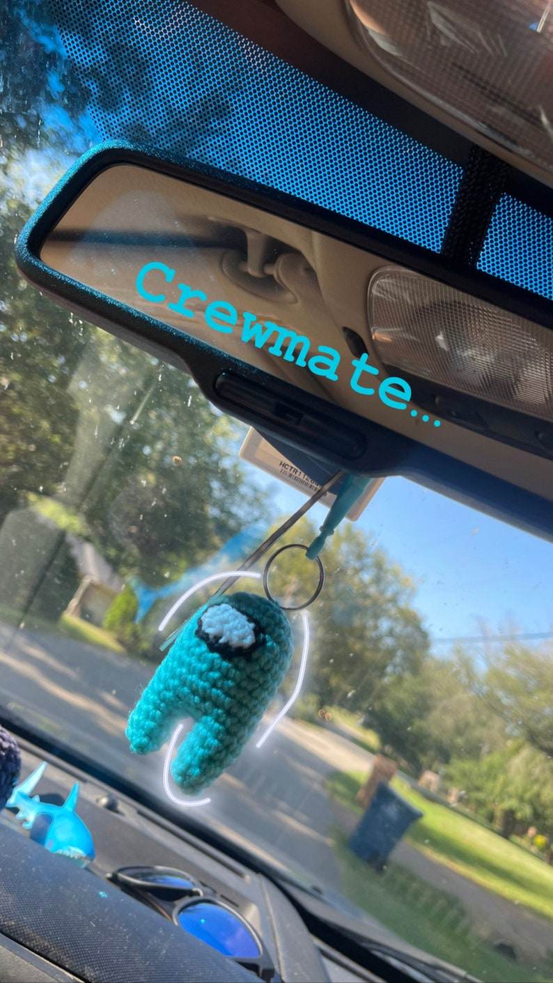 Among Us Keychain-crochet Among Us-crochet Keychain Toy-stuffed ...