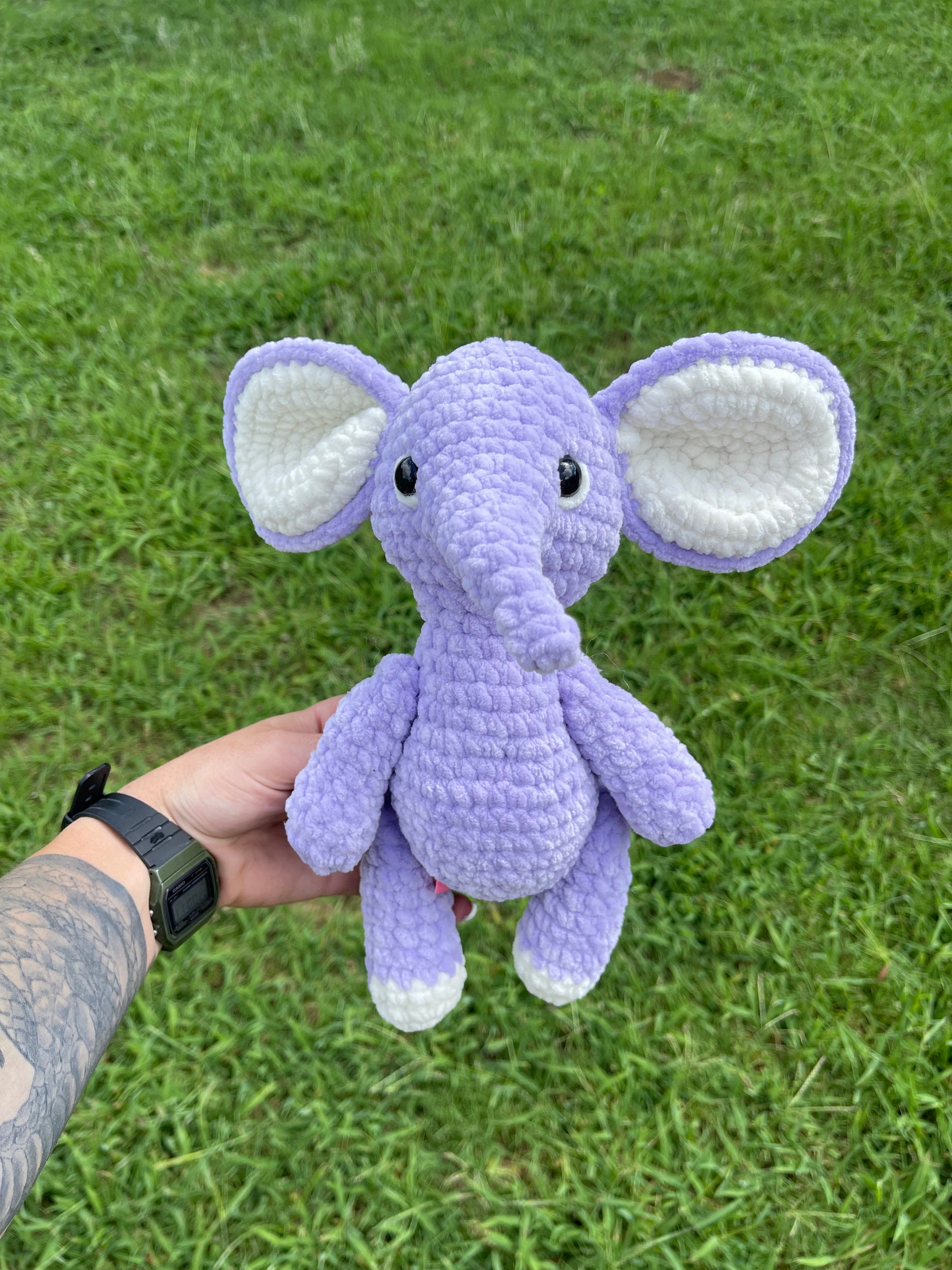 Stuffed Elephant-baby Elephant-crochet Animal-stuffed - Etsy