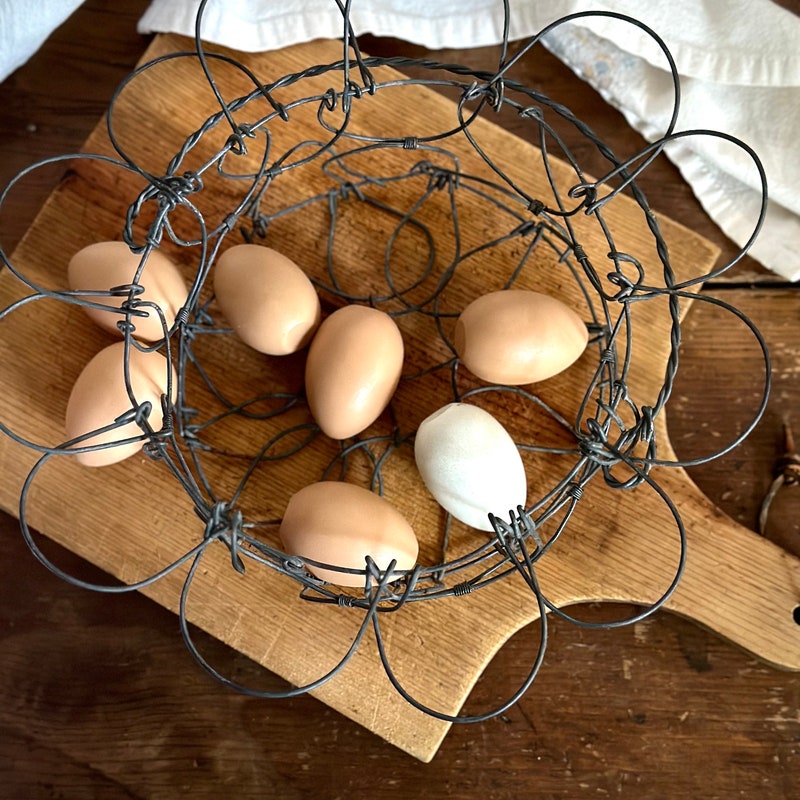 Wire Egg Basket - Etsy