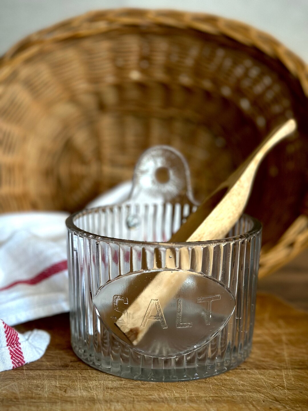 Rear! Glass Open Salt Box Wall Mount Sneath Glass - Etsy