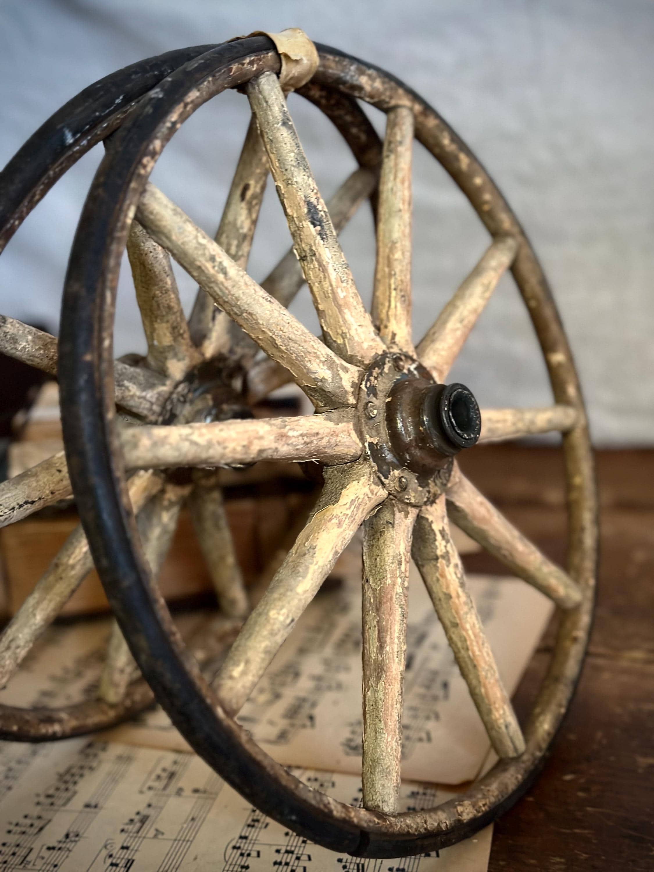 French Antique Cart Wheels - Etsy