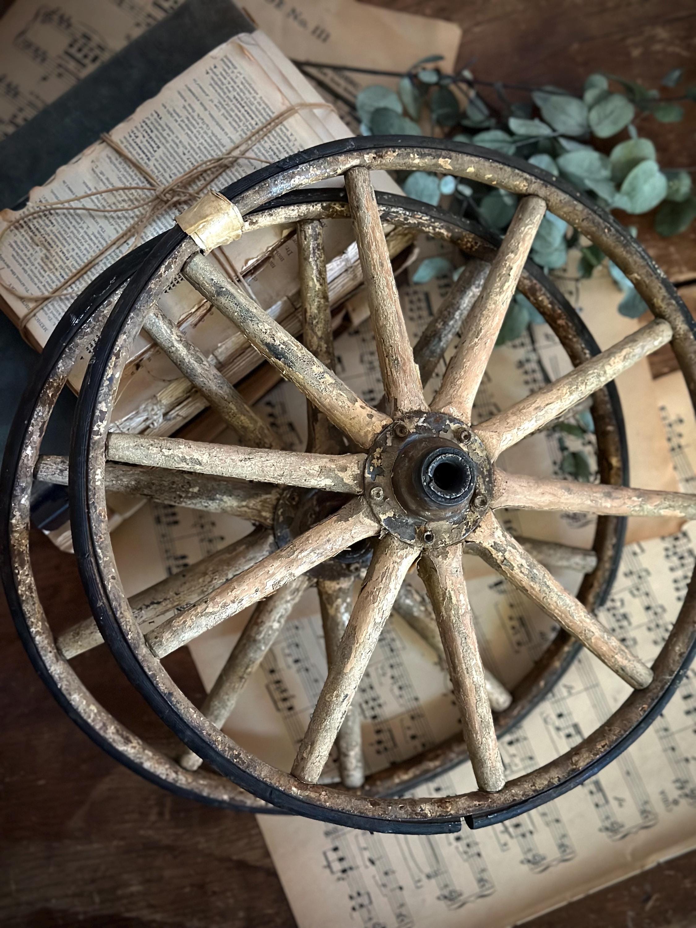 French Antique Cart Wheels - Etsy