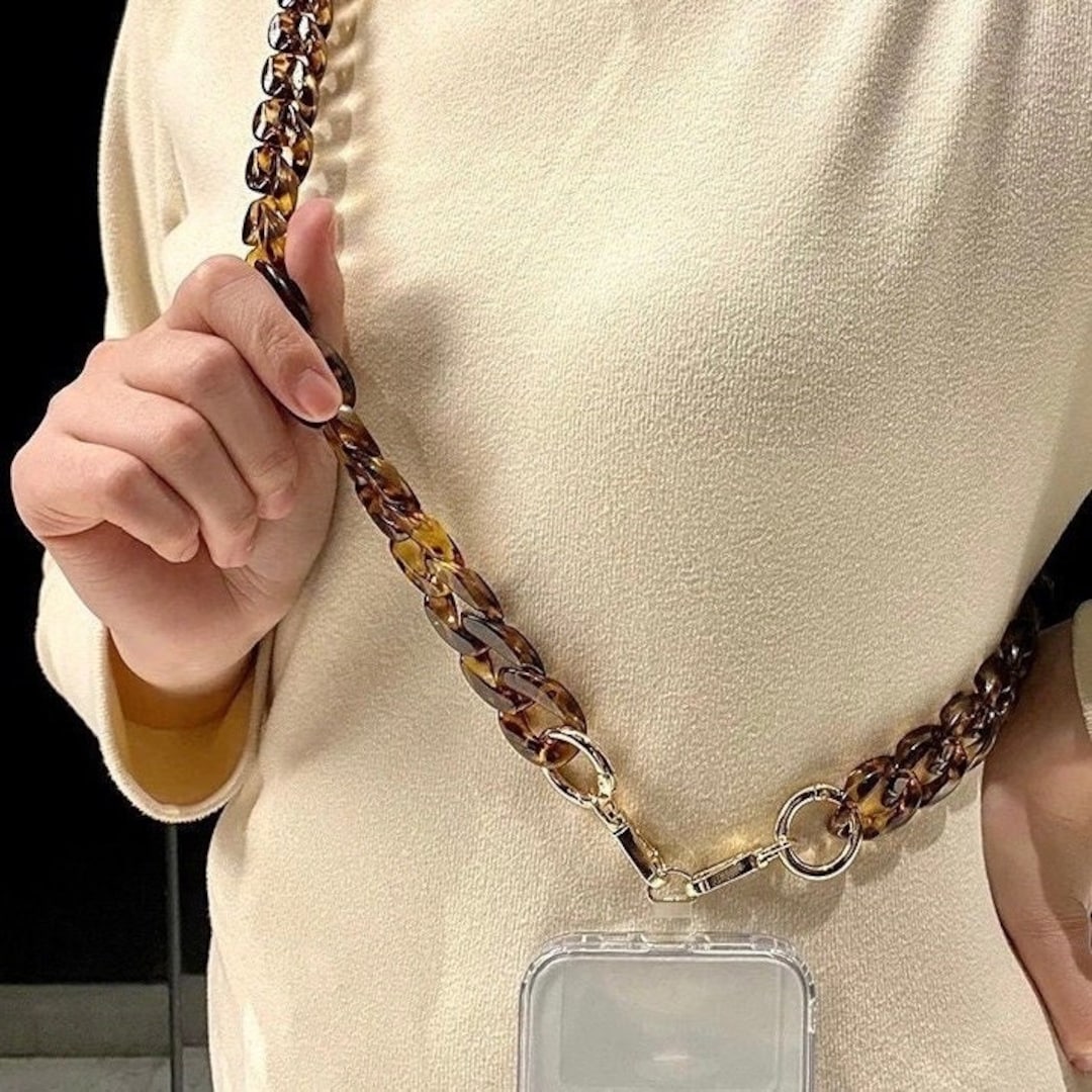 Phone Strap Acrylic, Universal Crossbody Mobile Phone Chain, Phone ...