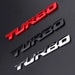 Turbo Badge 3D Sticker Decal Trim Exterior Accessories - Etsy