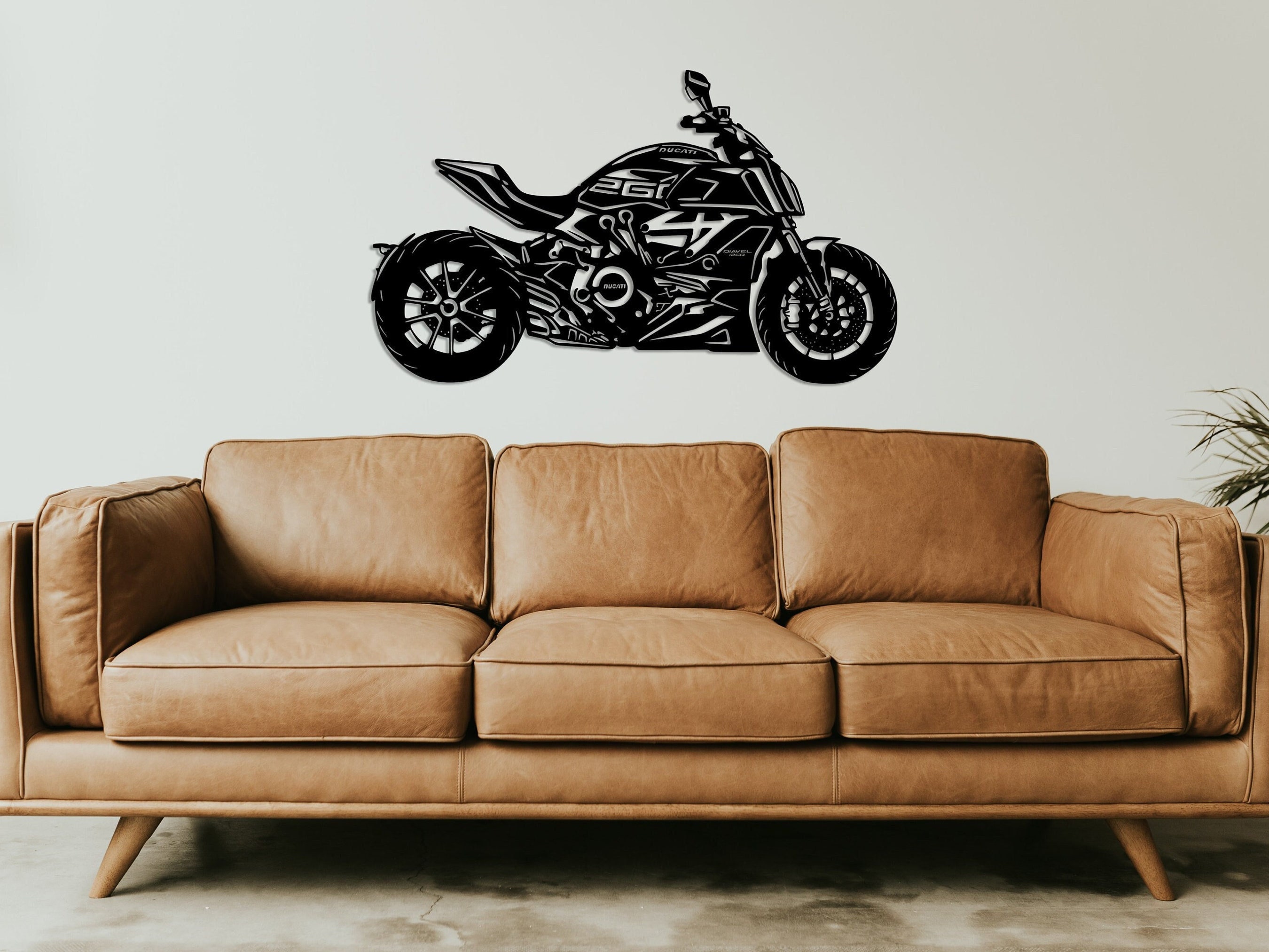 Motorcycle Wall Art, Metal Motorbike Wall Decor, Living Room, Bedroom ...