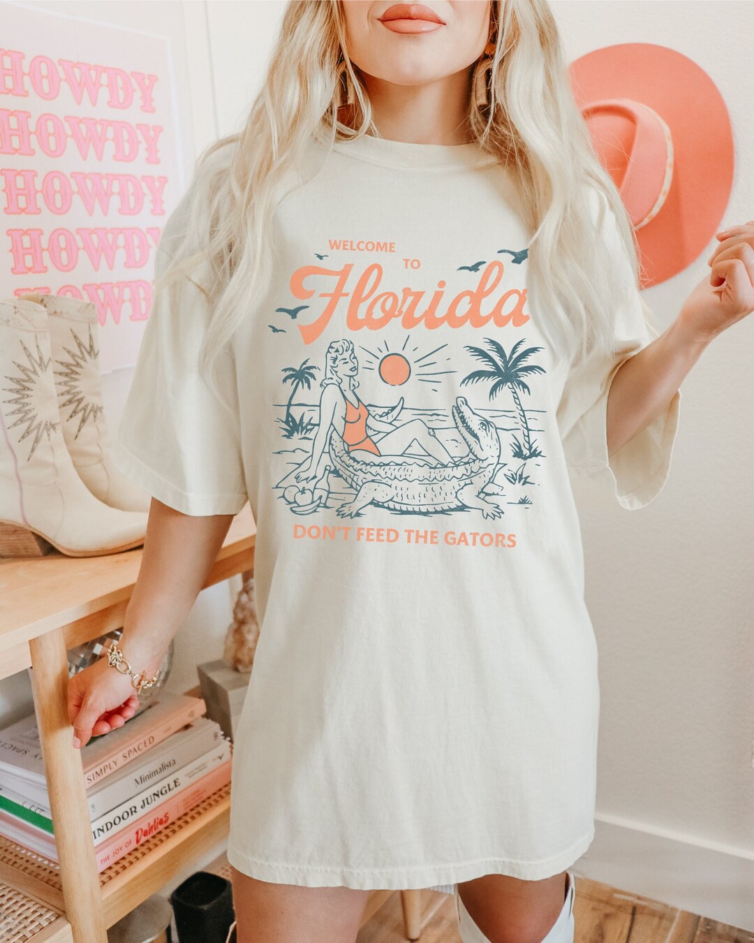 Florida Shirt, Sunshine Shirt, Beachy Shirt, Ocean Shirt, Alligator ...